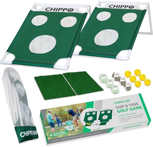 Amazon.com: Chippo GO Portable Backyard Golf Chipping Game Set – Lawn ...