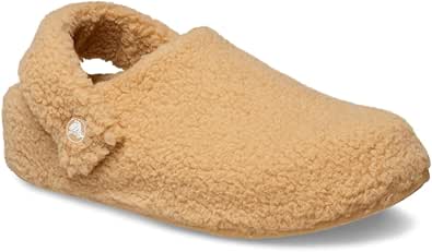 Crocs Unisex-Adult Classic Cozzzy Slippers, Fuzzy Lined Slip Ons, Wheat ...