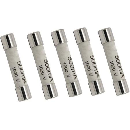 Amazon.com: 2 Pack Digital Multi Meter Fuse FF500MA (500MA,0.5A)1000V ...