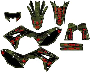 Amazon.com - 2021-2025 CRF 450 RL Apache Green Senge Graphics Complete ...