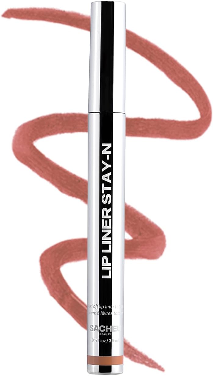 Amazon.com : Sacheu Lip Liner Stay-N Peel Off Lip Stain — Long Lasting ...