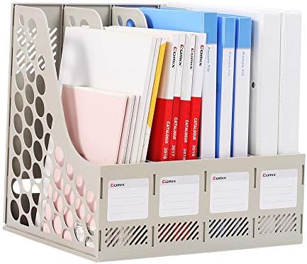 Amazon.com: Ysenchan Magazine File Holder, Plastic File Folder Holder ...