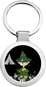 Amazon.co.jp: Keychain, Key Ring, Snufkin 2, Keyring, Metal Key Ring ...