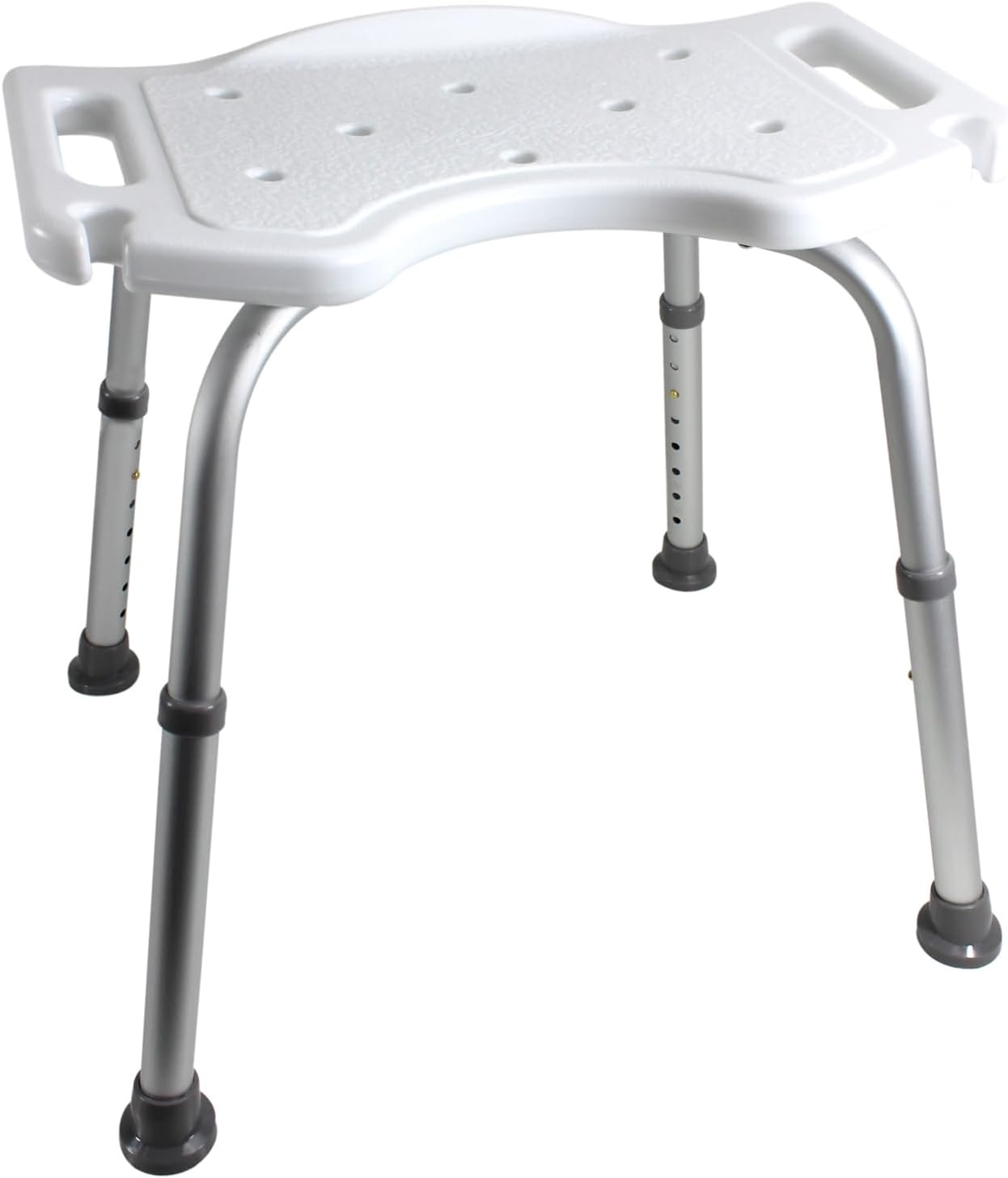 DUSCHHOCKER bis 150 kg | 8-fach höhenverstellbar | Duschsitz Duschstuhl ...