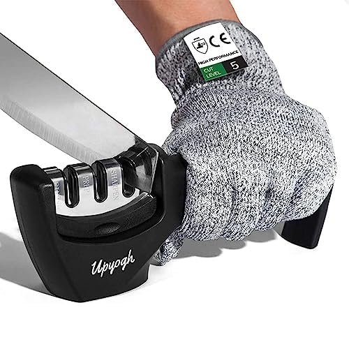 Buy Upyogh 4-in-1 Knife Sharpener Kit,Manual 3-Stage Quality Kitchen ...