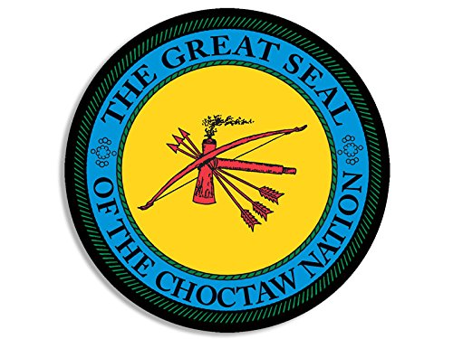 Amazon.com - Round Great Seal of The Choctaw Nation Sticker (Culture ...