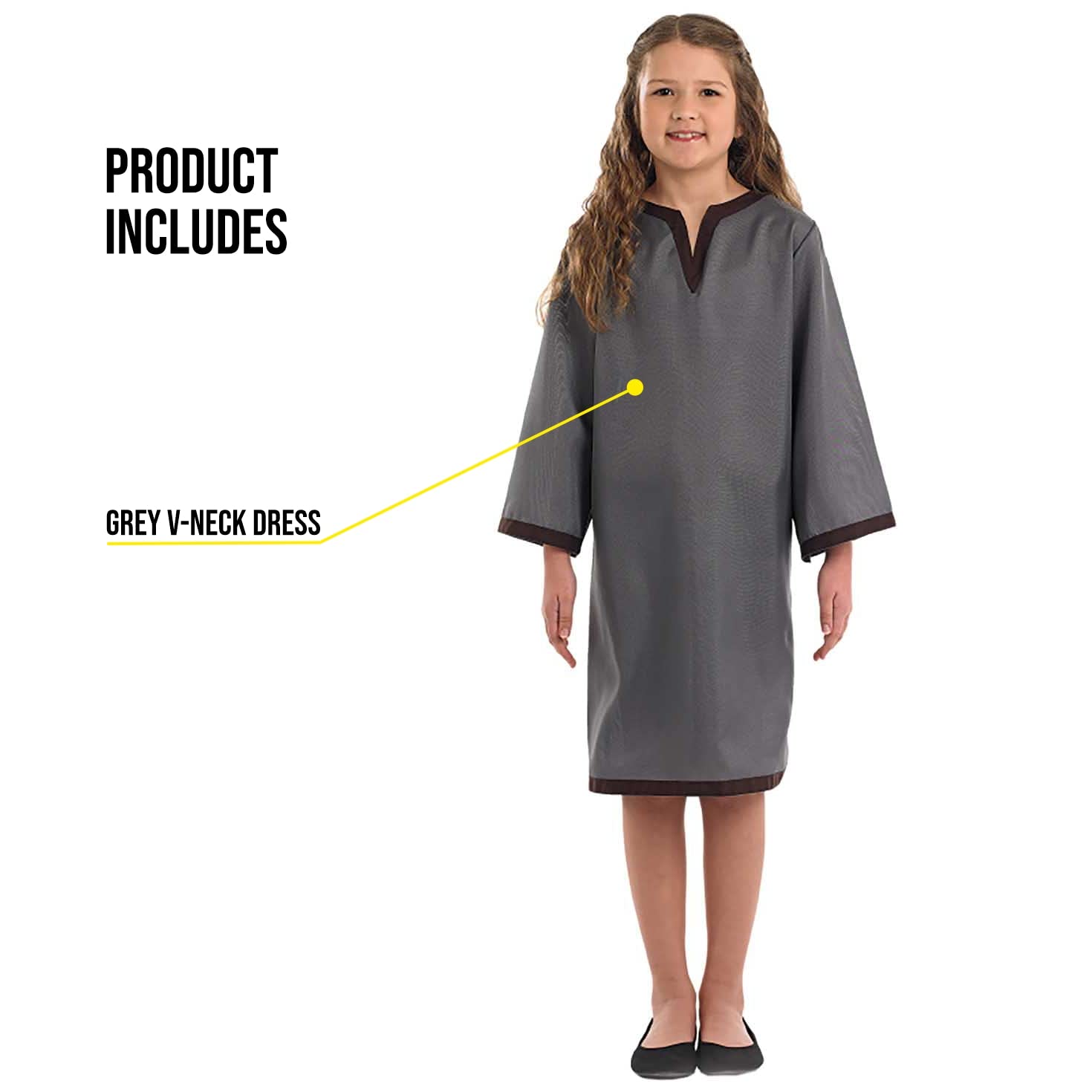 Fun Shack Anglo Saxon Costume Kids Girl, Anglo Saxon Girls Costume ...