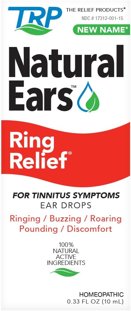 Amazon.com: The Relief Products Ring Relief Ear Drops Formula, 0.33 Fl ...