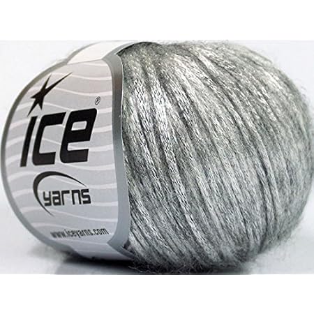 Amazon.com: Glam Universe Metallic Shine Fuzzy Wool Nylon Blend Yarn ...