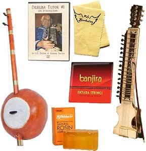 Amazon.com: Indian Folk Instrument Two Pack - Sardar Pro Toon Wood ...