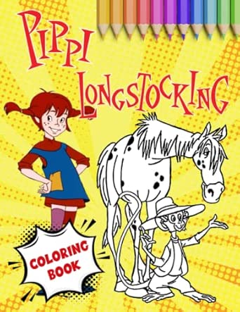 𝗣𝗶𝗽𝗽𝗶 𝗟𝗼𝗻𝗴𝘀𝘁𝗼𝗰𝗸𝗶𝗻𝗴 Coloring Book: Coloring Book High Quality and Unique ...