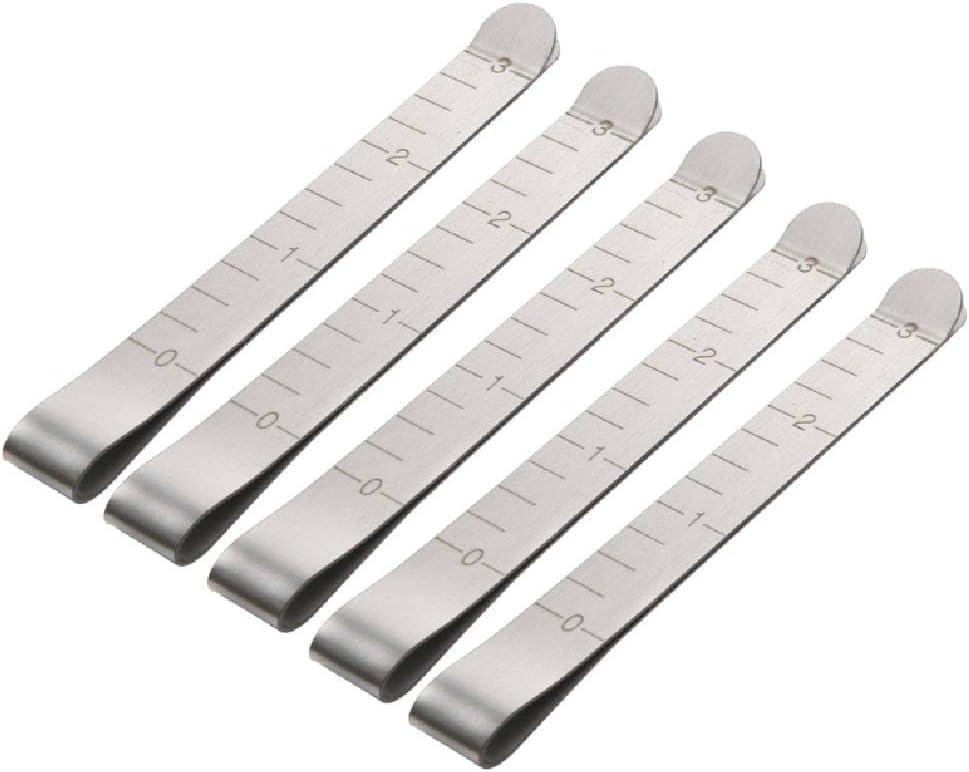 Amazon.com : 5Pcs Ruled Hemming Clips Metal Sewing Clips with 3 ...