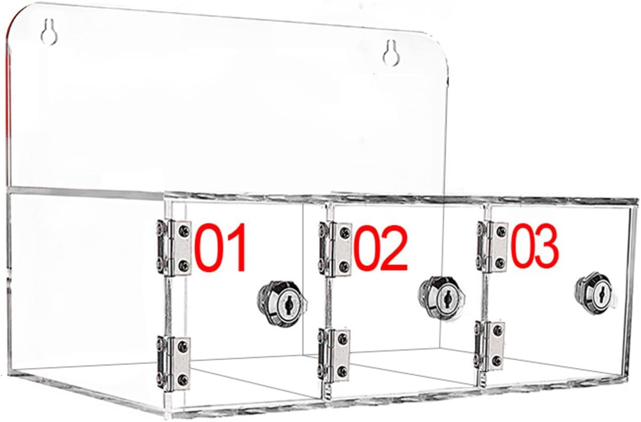 Amazon.com: Home Cell Phone Locker Box, 2/3/4/6/8 Slots Cell Phones ...