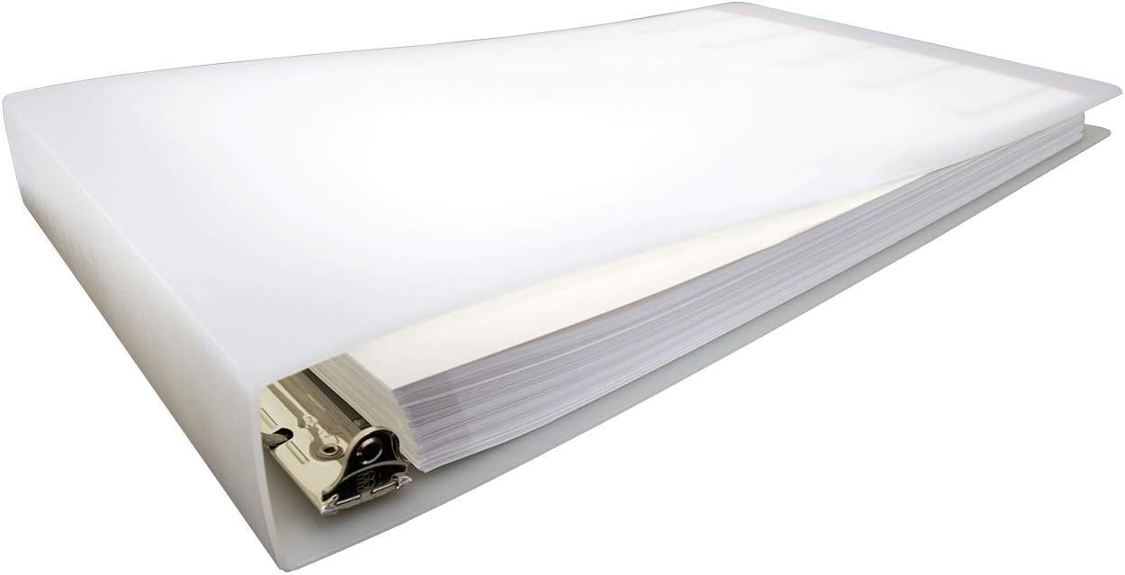 Amazon.com : 11x17 Binder Poly Panel Featuring a 1.5" Angle-D Ring ...