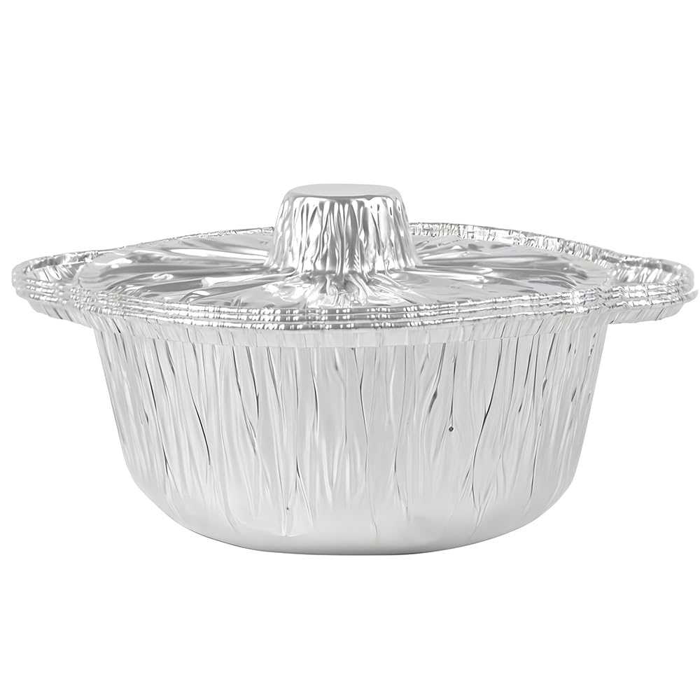 Amazon.com: Bluesky Premium Disposable Aluminum Pots with Lid-(Pack of ...