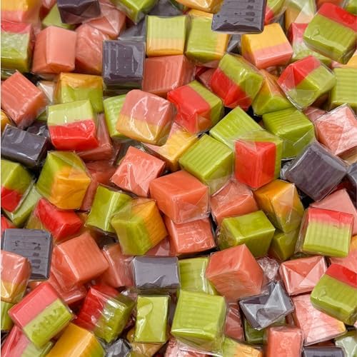 Amazon.com : Assorted Fruit Caramel Squares | 3-Pound Bag, About 200 ...