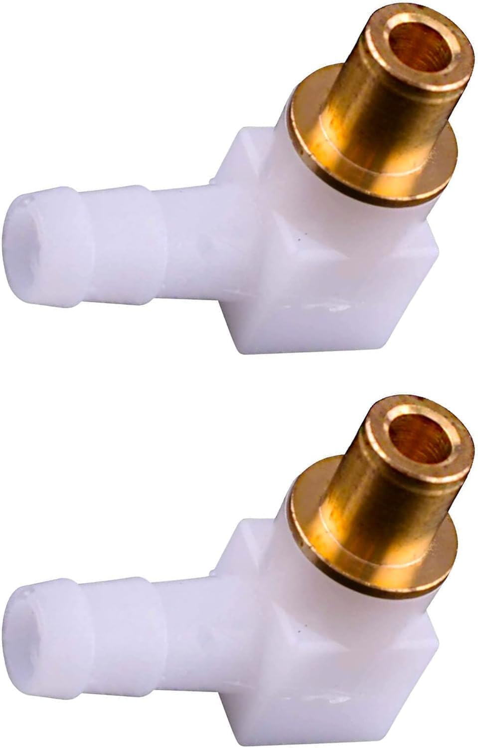 Amazon.com: SAOIGEJUA (2Pack) Carburetor Fuel Fitting Elbow Carb Hose ...