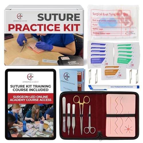 5 Best Practice Suture Kit | 3-Layer Skin Pads Beat Flat Silicone