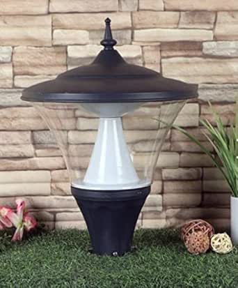 Legeen Light Set of-1 White Led Gate Light for Main Gate Pillar Lamp ...