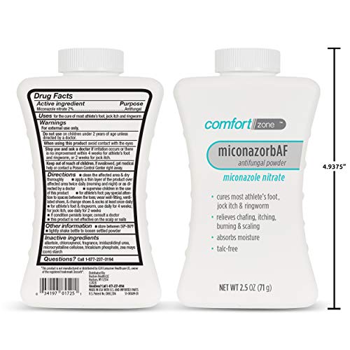 Snapklik.com : Comfort Zone Miconazorb Antifungal Powder, Talc-Free ...