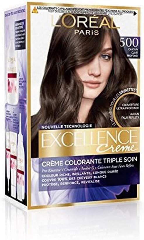 L'Oréal Paris Excellence Crème Brunettes Triple Care Permanent Hair ...