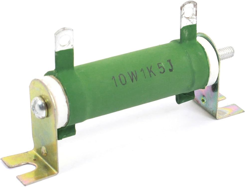 FIYA IIVVERR 10W 1000 Ohm Resistance Wirewound Resistor Green (10W 1000 ...