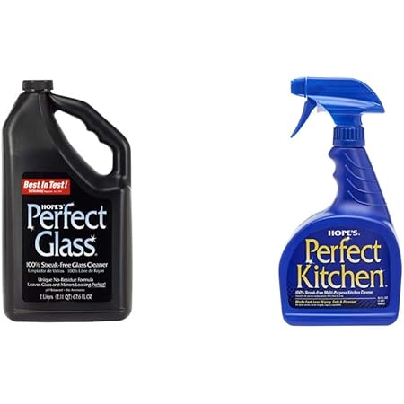 Amazon.com: Hope's Perfect Glass Cleaning Spray, Window, Stove Top ...