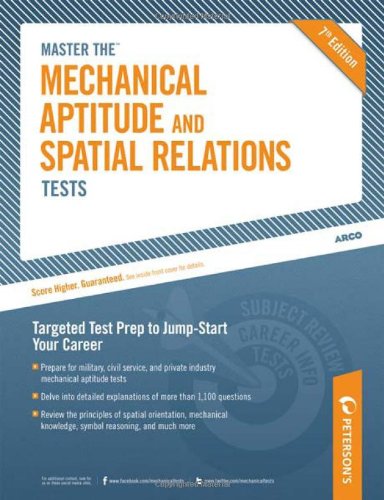 Master The Mechanical Aptitude and Spatial Relations Test (Mechanical ...