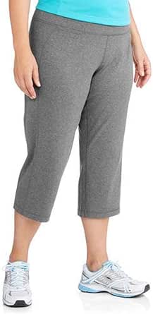 Amazon.com: Danskin Now Womens Plus Size Dri-More Core Capri Pants ...