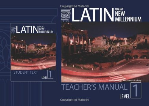 Amazon.com: Latin for the New Millennium, Level 1 (English and Latin ...