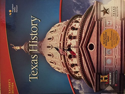 Amazon.com: Houghton Mifflin Harcourt Texas History Texas: Teacher ...