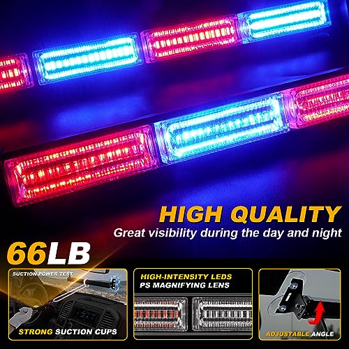 Snapklik.com : LRTER 2x177 Traffic Advisor Light Bar Emergency Warning ...