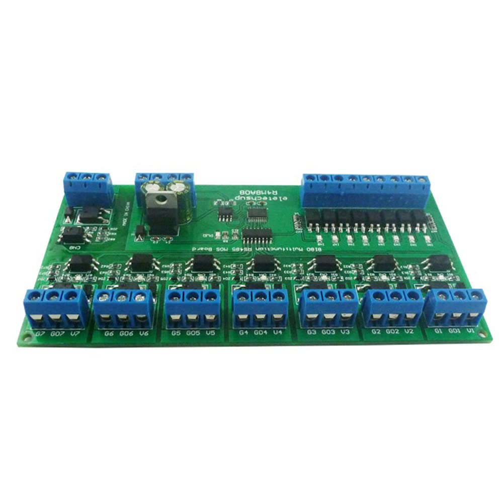 Buy Mogzank 6-25V 8 Isolated DIN35 UART RS485 MOSFET Module Modbus RTU ...
