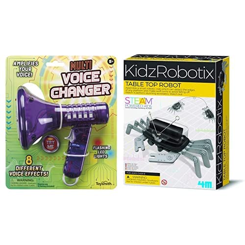 Amazon.com: Toysmith Tech Gear Multi Voice Changer and 4M Table Top ...