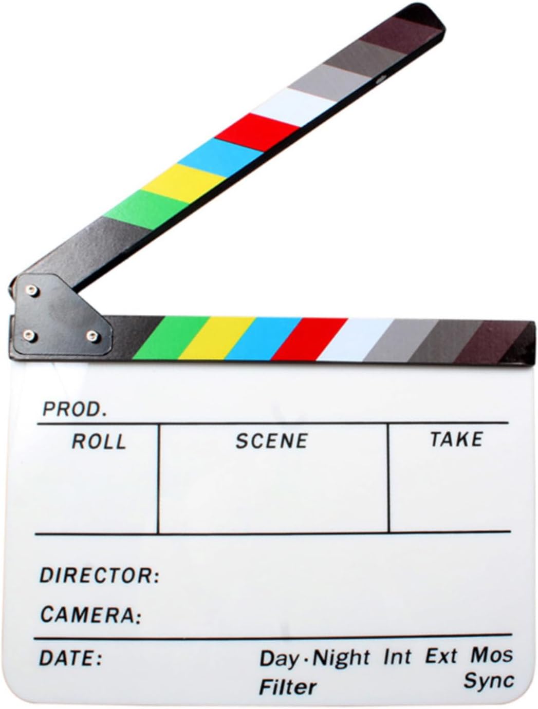 Amazon.com: Andoer Movie Directors Clapboard, Acrylic Clapper Board ...