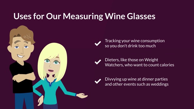 Watch A Fun Way to Measure Wine - Stemless Measuring Wine Glass on ...