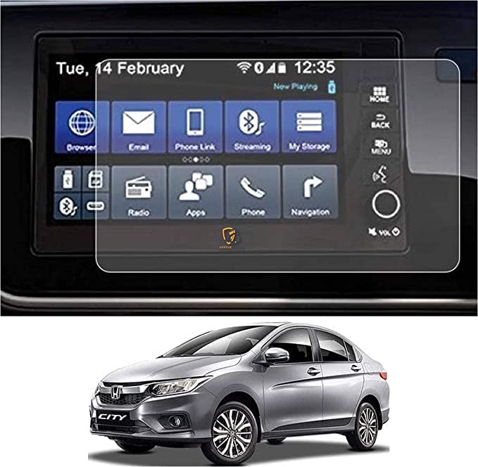 WINGS GUARD Screen Protector For Honda City VX CVT 9H Transparent Ultra ...