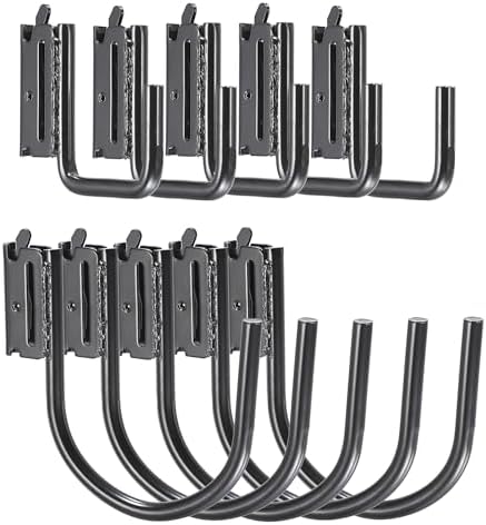 BTSKY 10 PCS E Track J Hooks with 2" and 4", Large Steel J Hook Tie ...