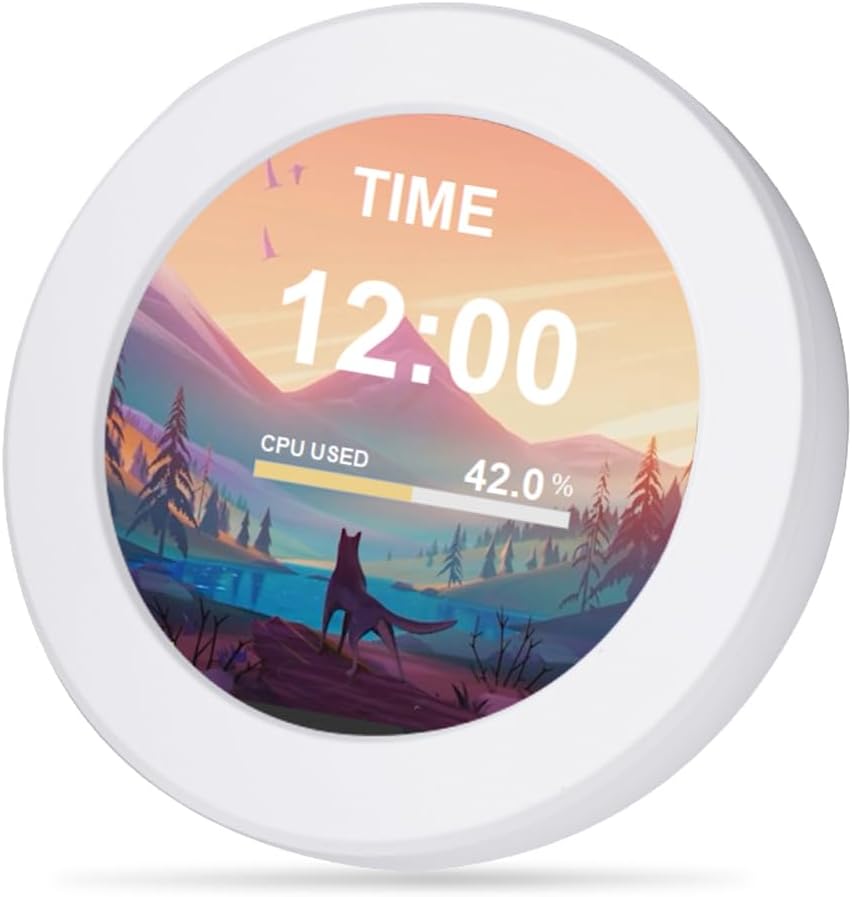 Portable Water Cooled Secondary Screen Compact Round Display for ...