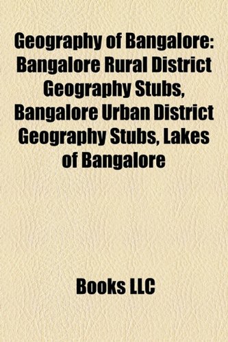 Geography of Bangalore: Bangalore Rural District Geography Stubs ...