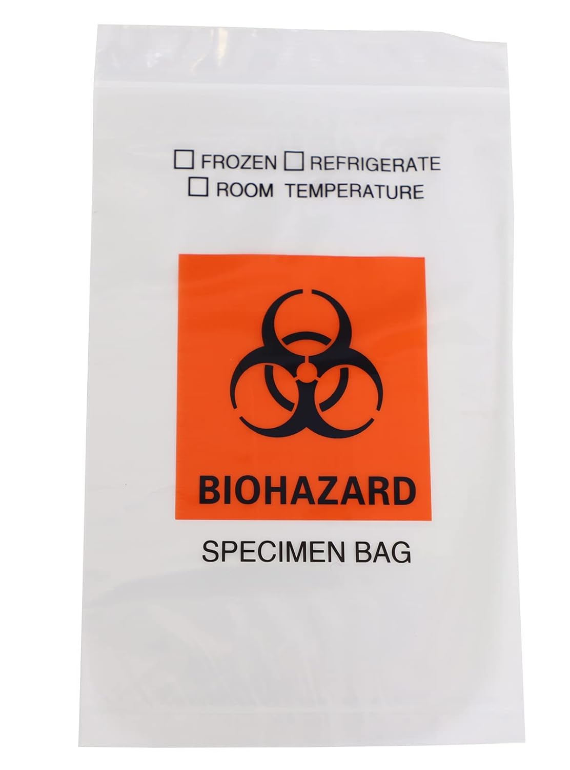 SNT Biotech 100pk Biohazard Specimen Collection Bag Laboratory Sample ...