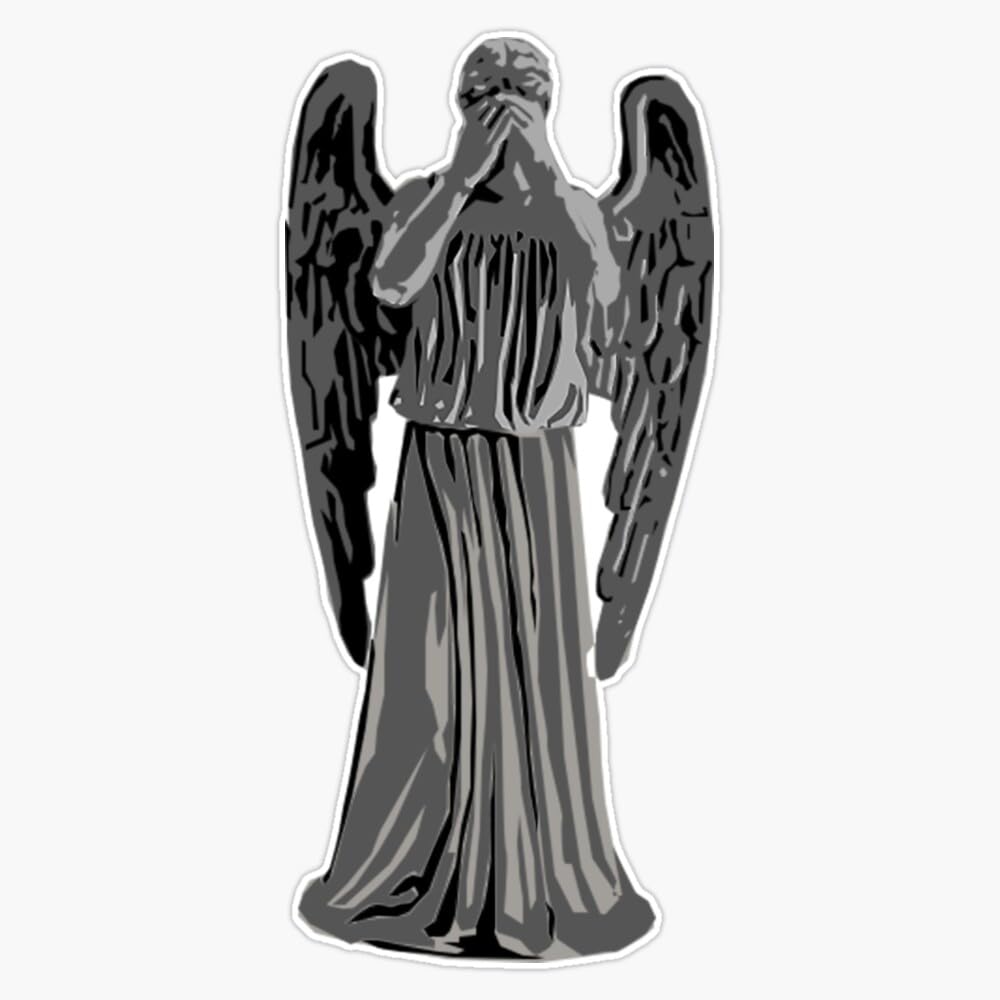 Weeping Angel Decal Weeping Angel Don't Blink Doctor Who Sticker