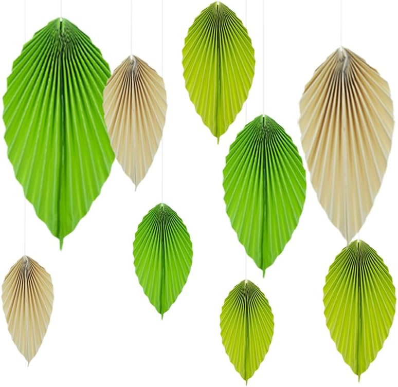 Amazon.com: Outus 9 Pcs Hanging Paper Fans Classroom Decorations Themed ...