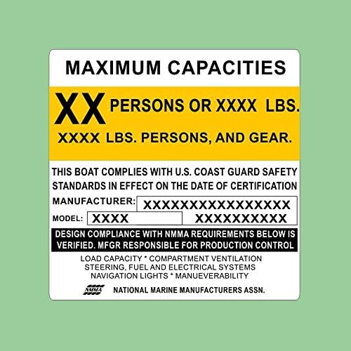 Amazon.com: Custom NMMA Capacity Compatible Replacement Decals Vinyl ...