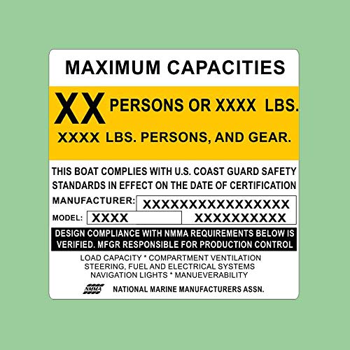 Amazon.com: Custom NMMA Capacity Compatible Replacement Decals Vinyl ...