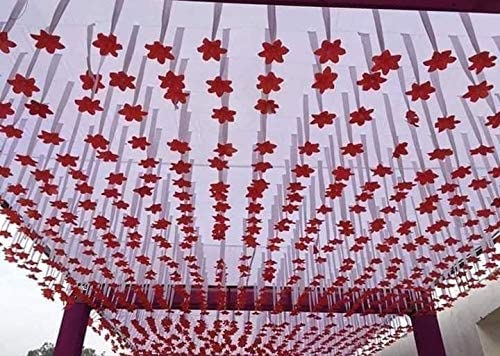 Ayushka Crafts Cotton Ceiling Decorative Tent (15 x 15 feet, White ...