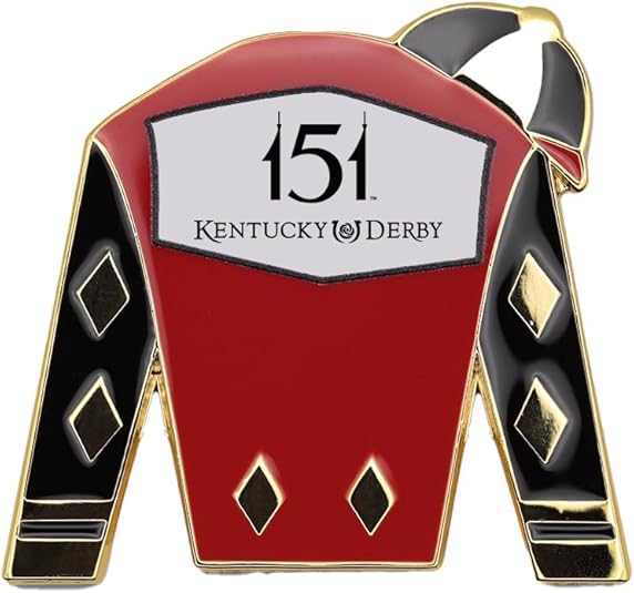 Amazon.com: Indiana Metal Craft Kentucky Derby 151 Silks Lapel Pin ...