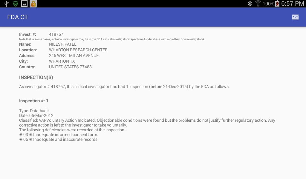 FDA CII - App on Amazon Appstore