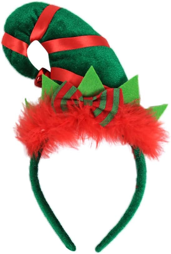 BESTOYARD Elf hat headband christmas hat hairband for christmas fancy ...