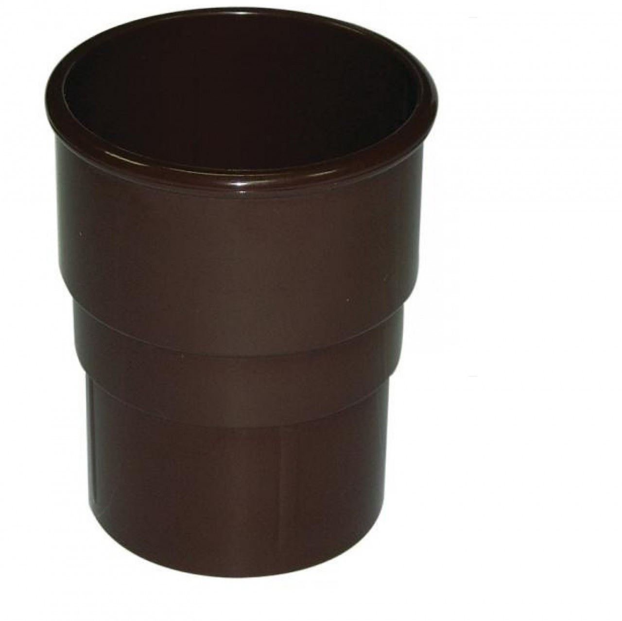 FLOPLAST 68mm Round Gutter Pipe Socket - Brown : Amazon.co.uk: DIY & Tools